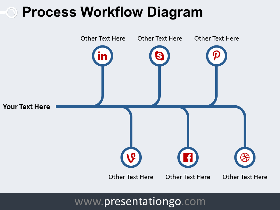 Process Workflow PowerPoint Diagram - PresentationGo Process Workflow PowerPoint Diagram - PresentationGo