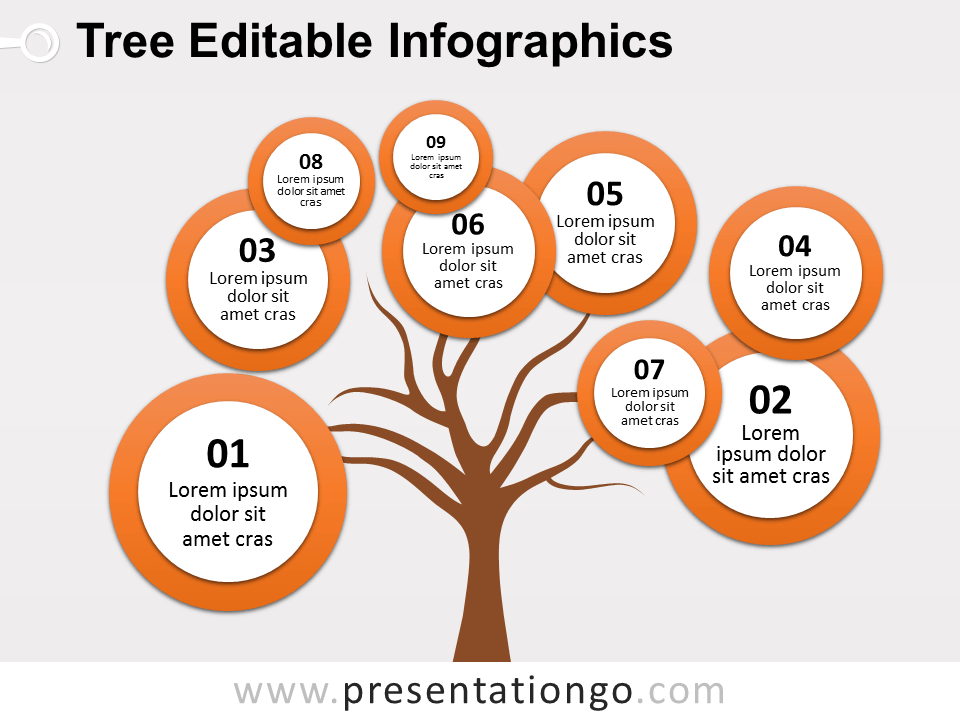 Bubbles Tree PowerPoint Diagram - PresentationGO.com Bubbles Tree PowerPoint Diagram - PresentationGO.com
