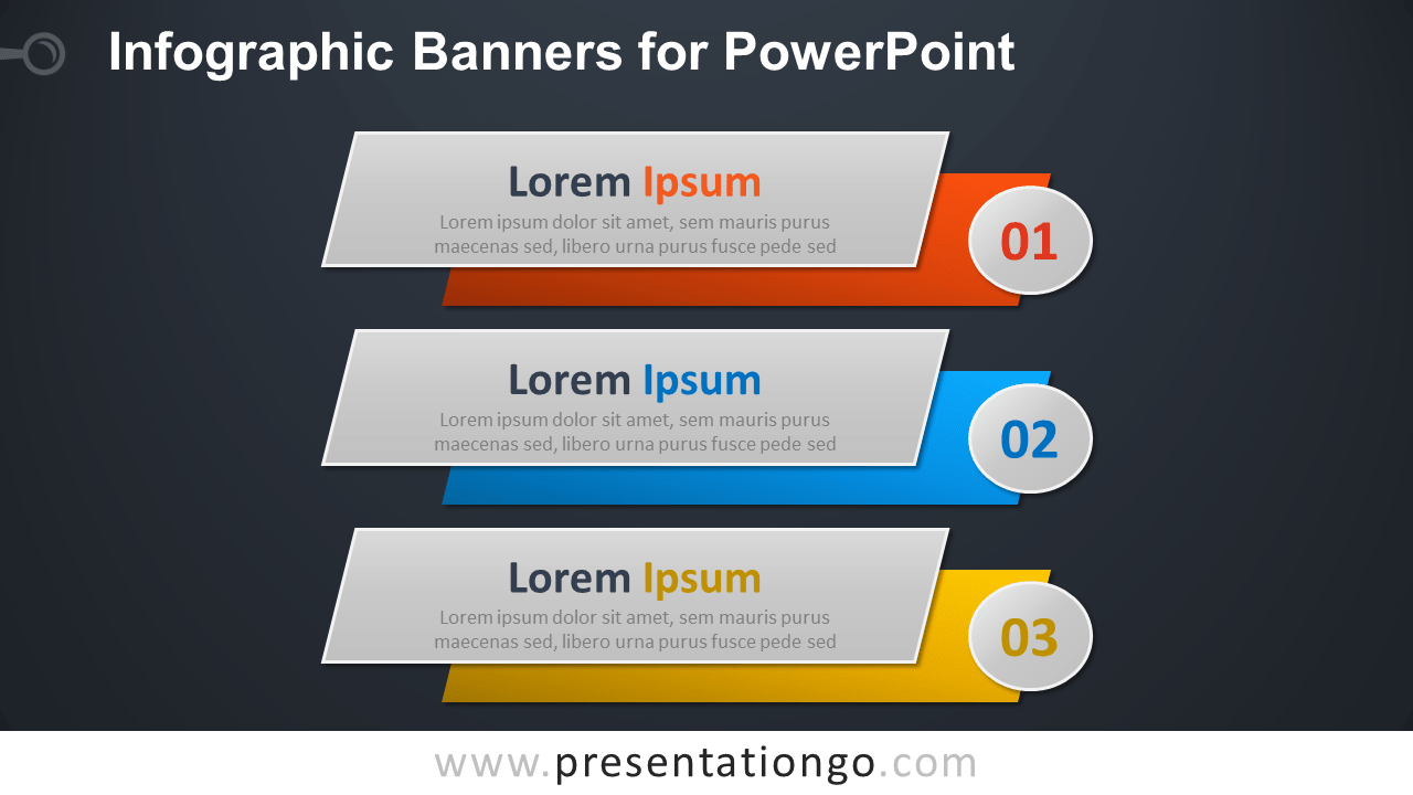 Infographic Banners for PowerPoint - PresentationGO.com Infographic Banners for PowerPoint - PresentationGO.com