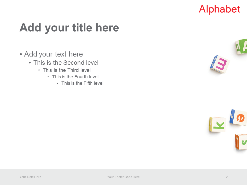 Alphabet PowerPoint Template - PresentationGO.com