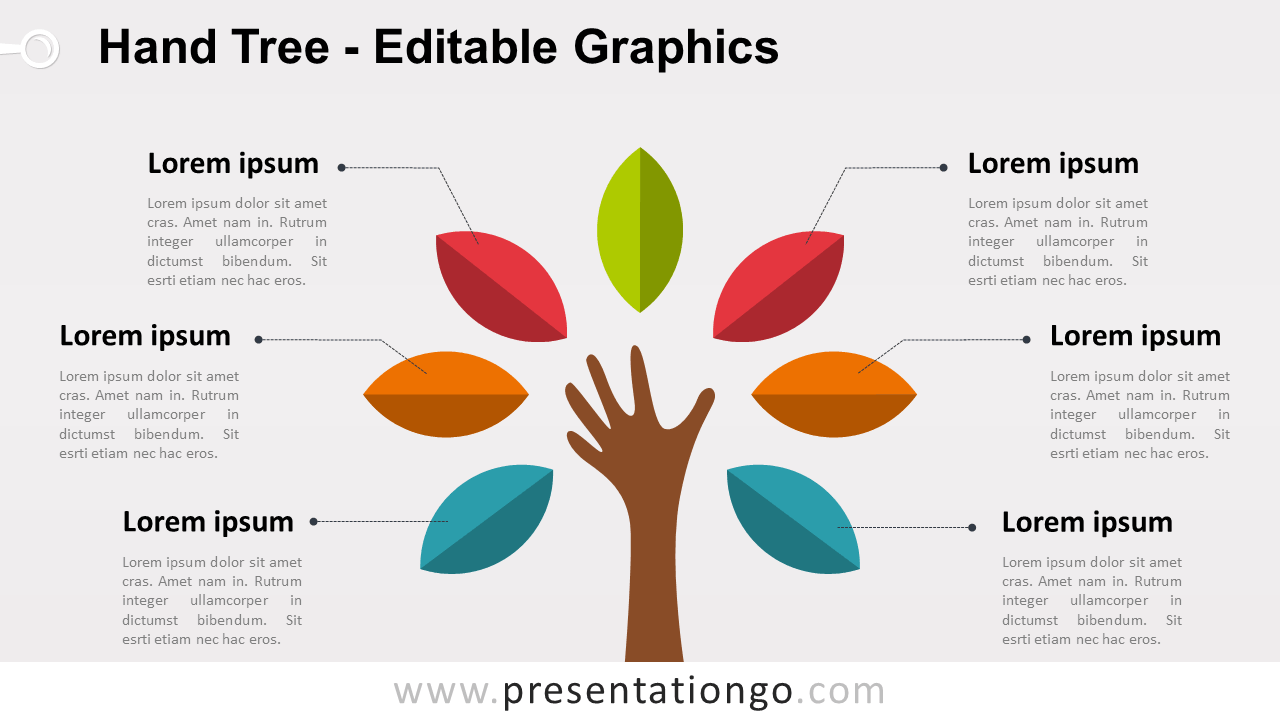 Hand Tree PowerPoint Diagram - PresentationGO.com Hand Tree PowerPoint Diagram - PresentationGO.com