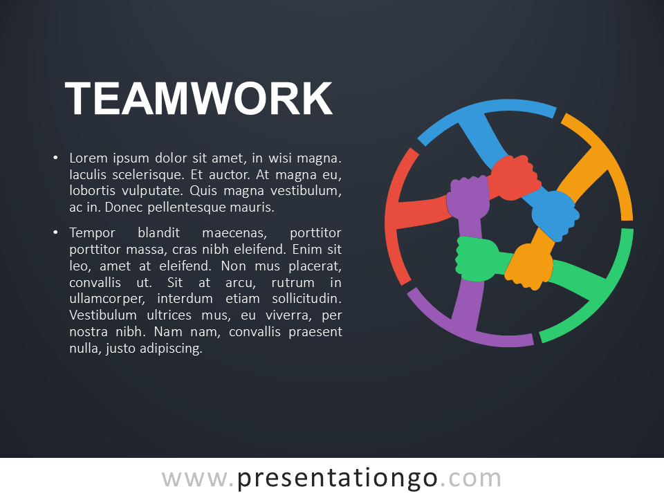 Teamwork Metaphor PowerPoint Template Teamwork Metaphor PowerPoint Template