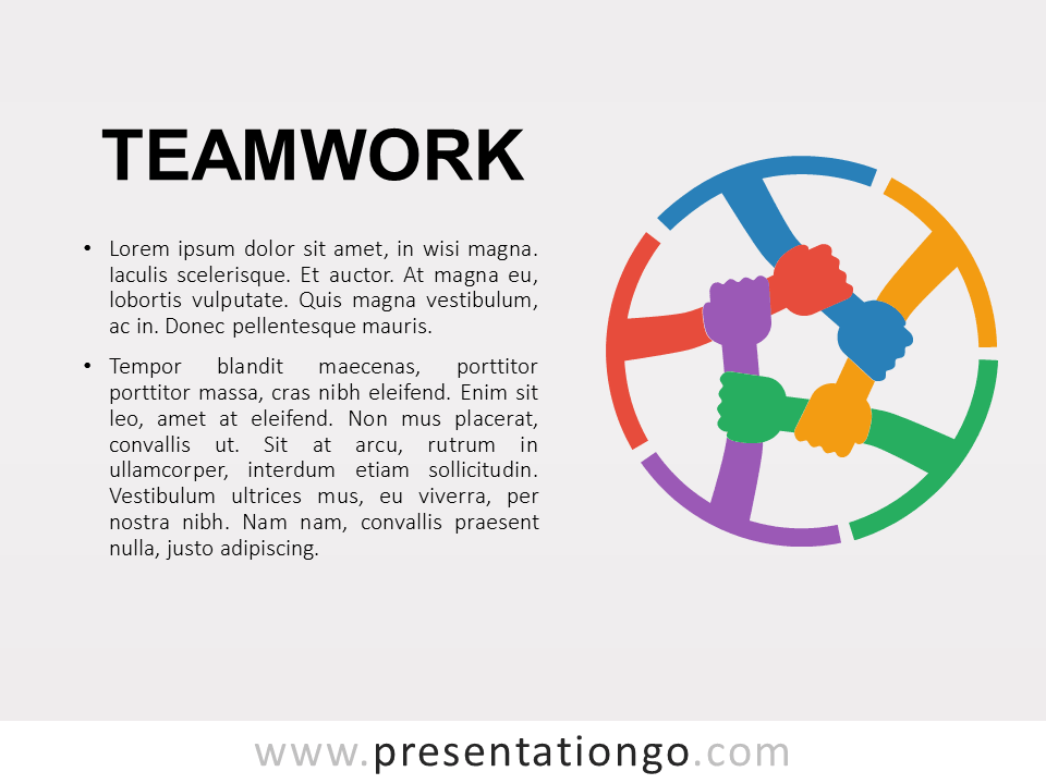 Teamwork Metaphor PowerPoint Template Teamwork Metaphor PowerPoint Template